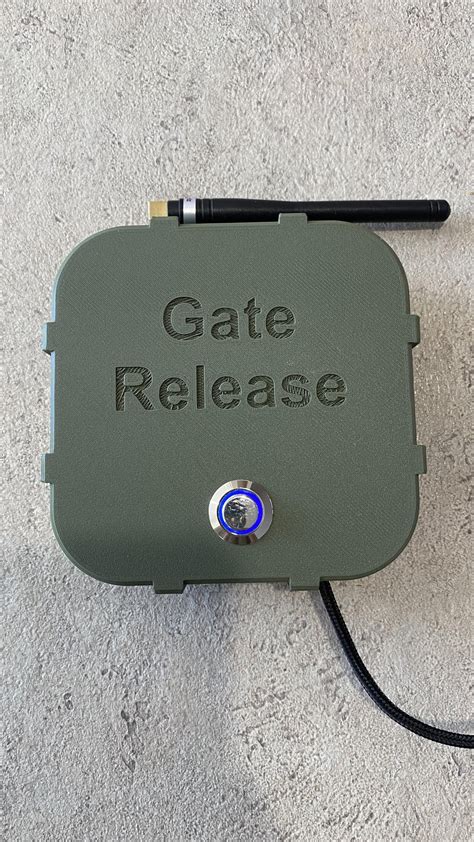 Long Range Gate Release System In A 3d Printed Tough Case R Functionalprint