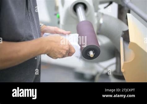 Prosthetic Technician Sculpting Plaster Cast For Socket At Prosthetic