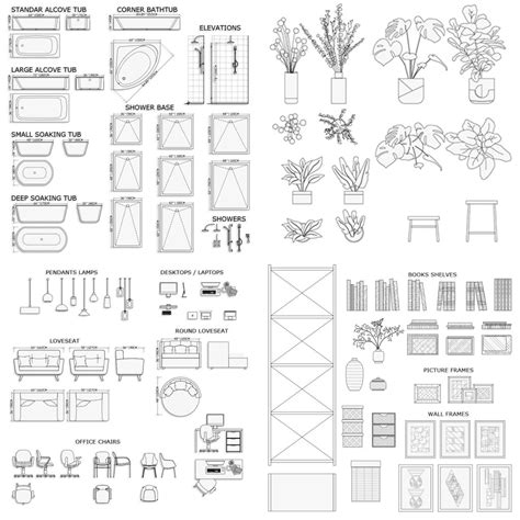 Autocad Blocks Resitential Furnishing Pack Download