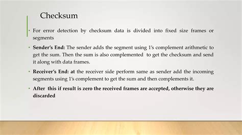 Error Detection And Correction Pptx