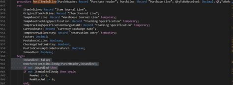 Event Request Codeunit 90 Purch Post Onbeforeitemjnlrollrndg · Issue 10085 · Microsoft