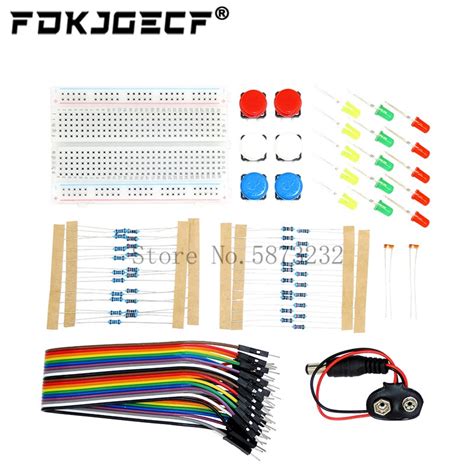 Starter Kit For Uno R3 Mini Breadboard Led Jumper Wire Button For Arduino Diy Kit Shopee