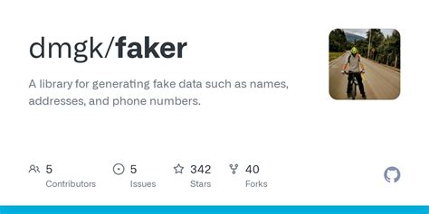 GitHub Dmgk Faker A Library For Generating Fake Data Such As Names Addresses And Phone Numbers