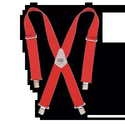Clc 110red Heavy Duty Work Suspenders