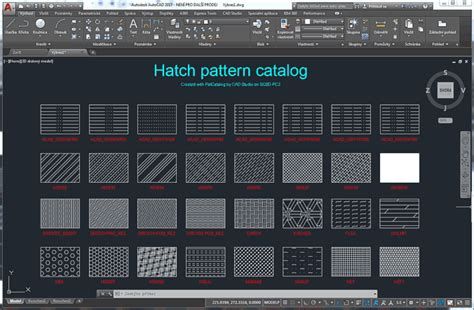 CAD Forum Catalog Of All Available Hatch Patterns