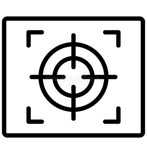 Focus Analysis Isolated Vector Icon That Can Be Very Easily Edit Or