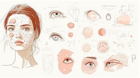 Detailed Skin Texture Analysis Premium Ai Generated Image