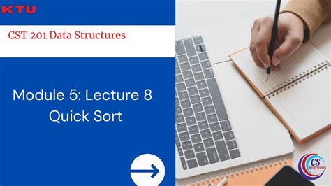 Quick Sort Cst201 Data Structures Ktu Youtube