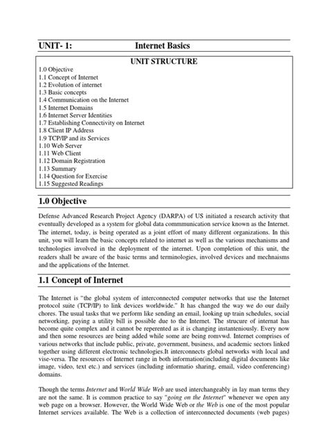 internet and web technology pdf internet and web world wide web