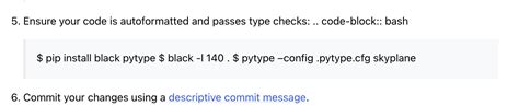 Nit Code Block Is Not Formatted Correctly On Docs · Issue 521