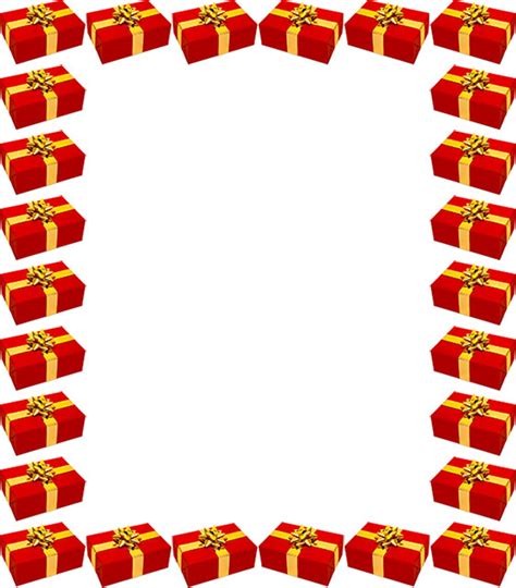 Free Christmas Border Clipart Frames Borders
