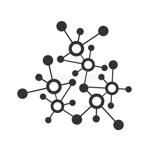 Digital Network Connection Icon And Vector Logo Stock Vector Illustration Of Icon Chain