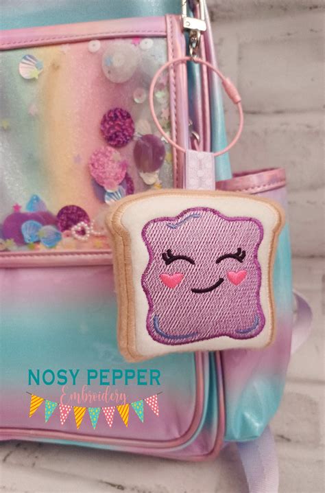 Peanut Butter And Jelly Mini Stuffies Machine Embroidery Design Digital