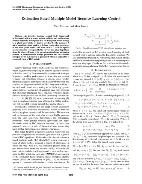 Pdf Multiple Model Adaptive Control Of Functional Electrical Stimulation