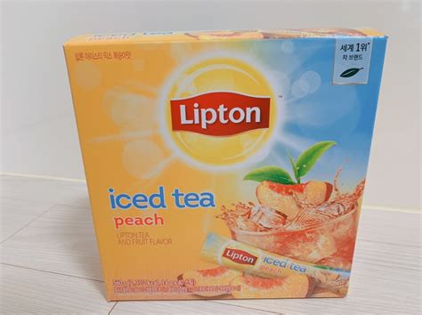 아이스커피가 아닌 아이스티 복숭아맛 4종 비교 네이버 블로그
