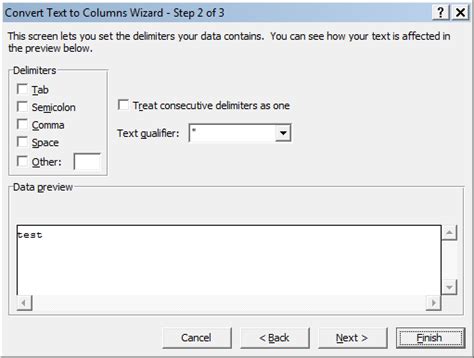 Excel Text To Columns Is Remembered How To Disable Stack Overflow