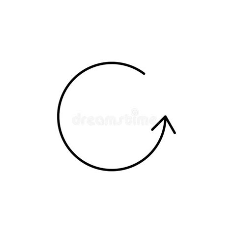Circular Arrow Icon Element Of Simple Icon For Websites Web Design