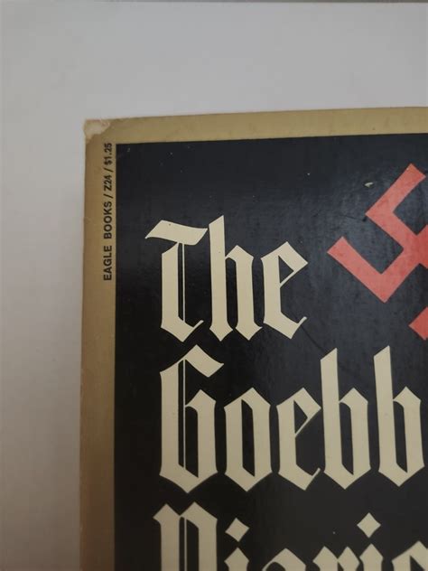 The Goebbels Diaries Edited By Louis P Lochner 1948 Eagle Books Paperback Ebay