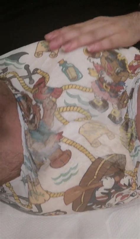 Squishing Soaked Crinklz Diaper