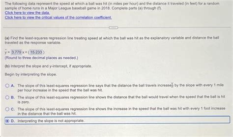 [solved] need help with b the following data represent the