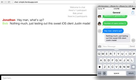 Github Justinsacbibitchat Barebones Ios Client For Chat Written In Swift