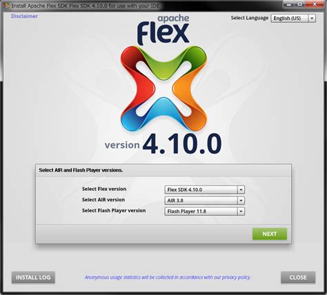Apache Flex 4100 と軽く戯れる Developersio