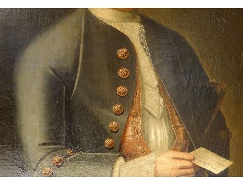 Pair Hst Noble Portraits General Lérivint Fleury Bedane Louis Tocqué 18th