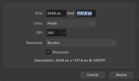Downscaling Discrepancy Between Resize Document And Export Dialog V2