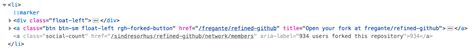 Bug In Open Your Fork Button Design · Issue 3364 · Refined Github