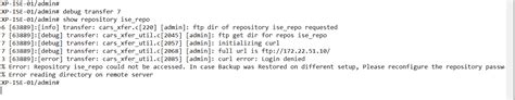 Solved Ise 27 Sftp Repository Ssh Issue Cisco Community