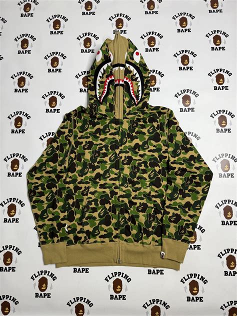 Bape Bape Abc Camo Double Shark Full Zip Hoodie Grailed