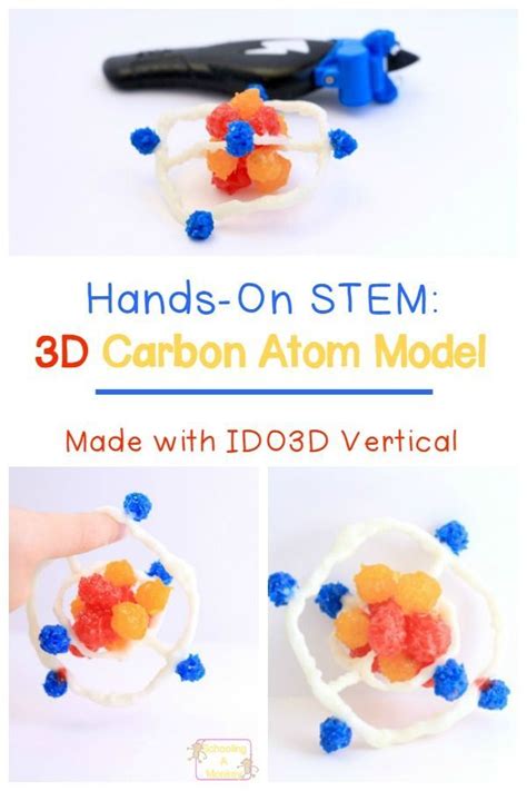 Use A D Pen To Create A D Carbon Atom Model That Looks Just Like The Real Thing This STEM