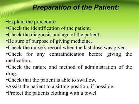 Oral Medication Administration Pptx