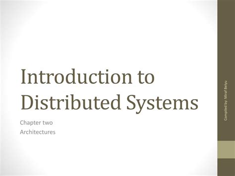 Ppt Introduction To Distributed Systems Powerpoint Presentation Free Download Id2236559