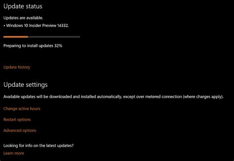 Microsoft Windows 10 Preview Build 14332 Inches Closer To The
