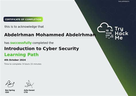 Cybersecurity Tryhackme Continuouslearning Cyberawareness Infosec