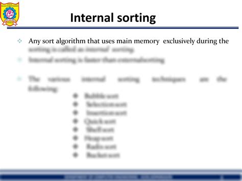 SOLUTION Unit 06 6 4 Types Of Sorting General Sorting Concepts Studypool