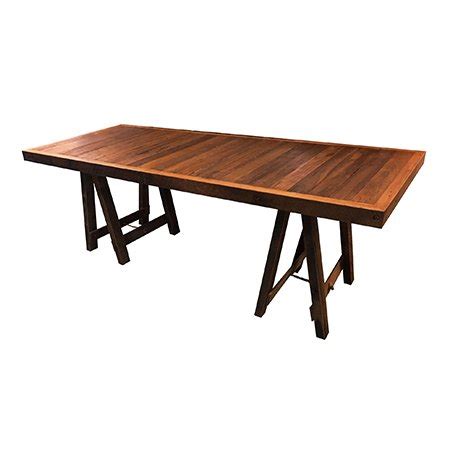 RUSTIC WOODEN DINING TABLE AVA Party Hire