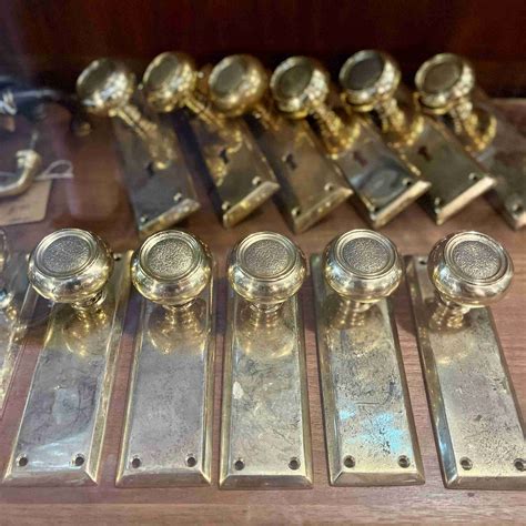 Cast Brass Dummy Doorknobs Historic House Salvage