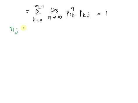solved a suppose that a dtmc has a finite state space s and a doubly
