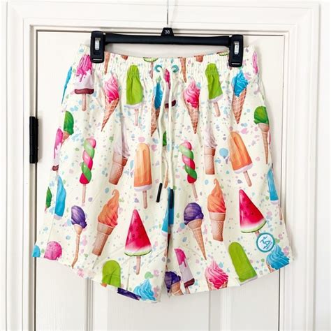Uzzi Swim Mens Uzzi Ice Cream Print Swim Trunks Medium Poshmark