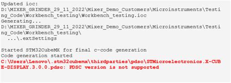I Am Generating Code Through Motor Control Workben