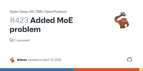 Added MoE Problem Issue 423 Open Deep ML DML OpenProblem GitHub