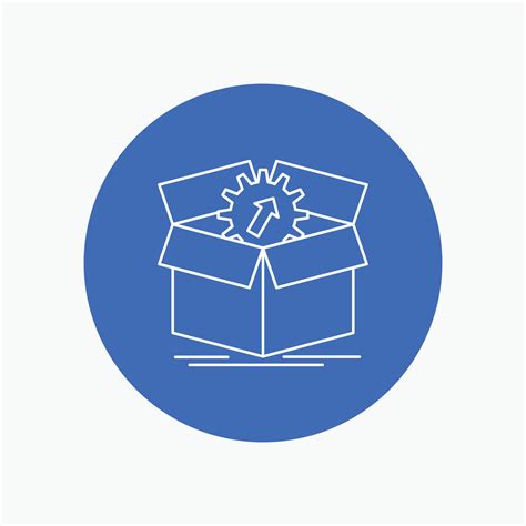 Upload Performance Productivity Progress Work White Line Icon In