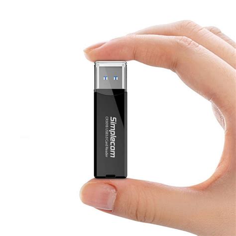 Simplecom CR301B 2 Slot SuperSpeed USB 3 0 Card Reader
