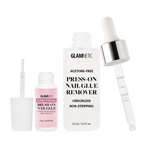 Glamnetic Super Strong Brush On Nail Glue And Press On Nail
