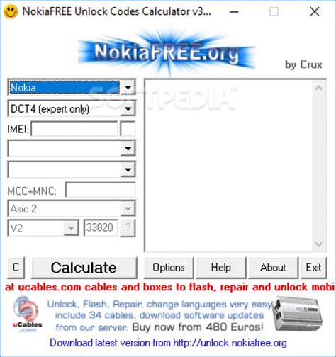 NokiaFREE Unlock Codes Calculator Download Softpedia