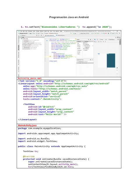 Java Android Variables Y Métodos Pdf Informática Teórica Notación
