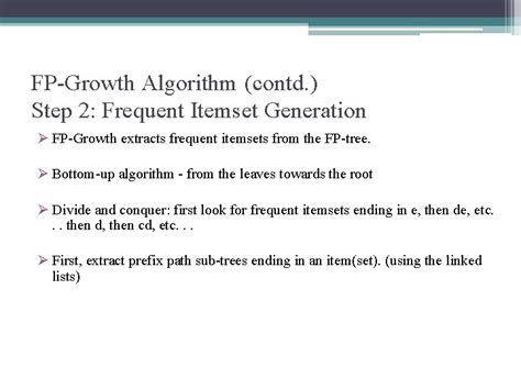 THE COMPARATIVE STUDY OF APRIORI AND FPGROWTH ALGORITHM