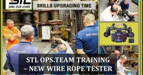 STL Operations Team In Training New Wire Rope Tester